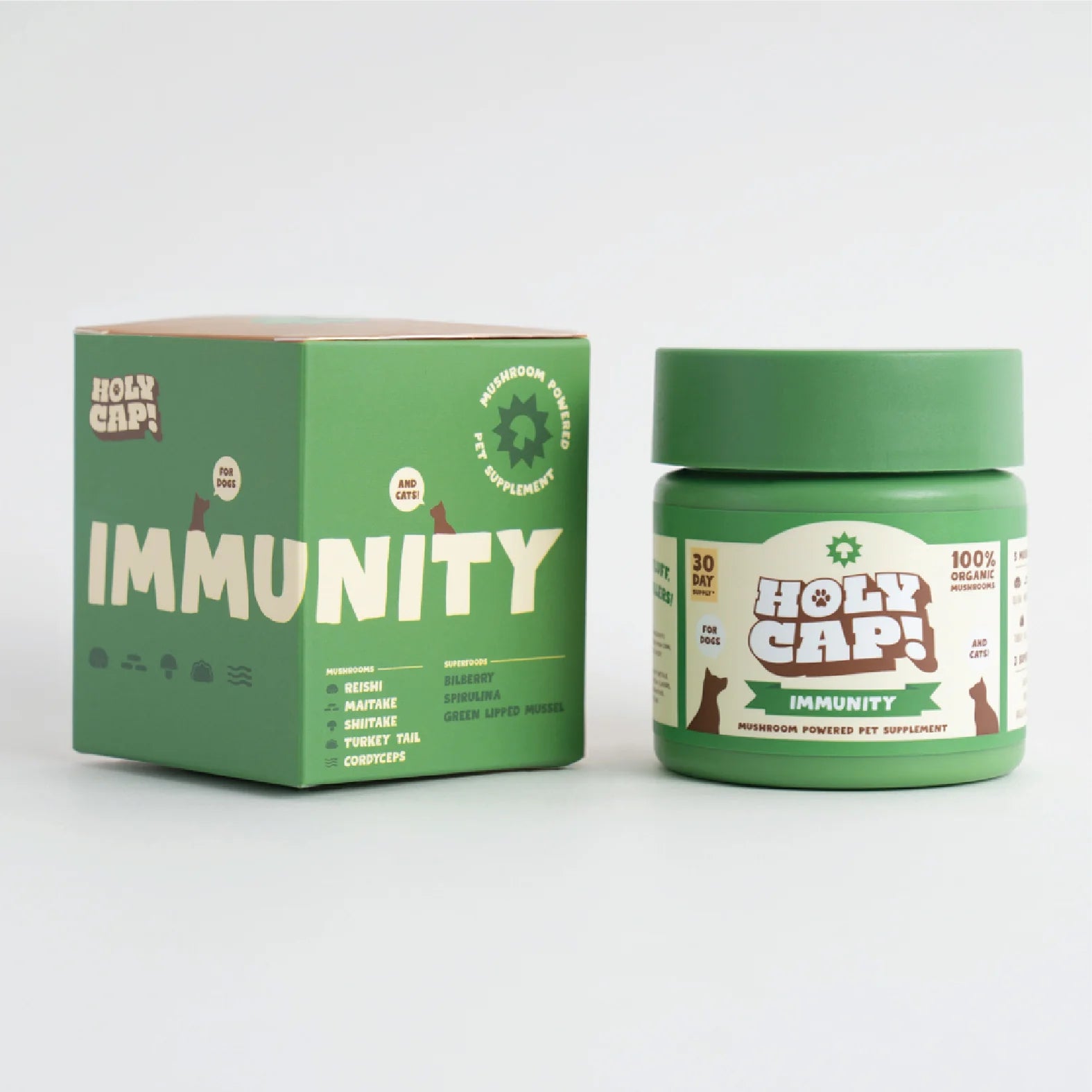 Immunity Support Mushroom Powered Pet Supplement – Woof Concept HK
